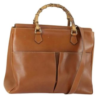 Gucci Sac &agrave; main Vintage Pre-owned - Femme - Pre-owned - Brun - Taille: ONE Size