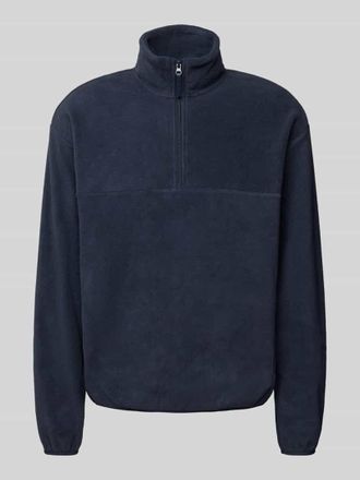 Mc Neal Fleecepullover mit Troyer-Kragen