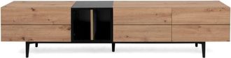 Les Tendances Les Tendances - calicosy - Meuble tv 3 Portes 2 Niches L195 cm - Nola