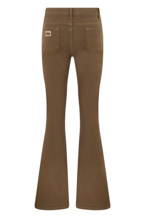 Lois Jeans Flared Elephant Leg Jeans - Green