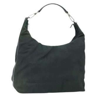 Gucci Sac bandouli&egrave;re en nylon Pre-owned - Femme - Pre-owned - Vert - Taille: ONE Size