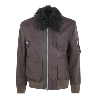 sacai Light Jackets - - Jackets - Herren - Braun - L