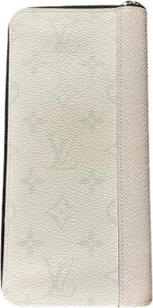 Louis Vuitton Portefeuille long Taigarama Taiga Pre-owned - Femme - Pre-owned - Blanc - Taille: ONE Size