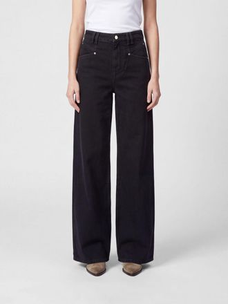 Isabel Marant Jean large Lemony &agrave; taille haute en denim