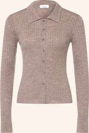 Darling Harbour Darling Harbour Strickjacke Aus Merinowolle beige