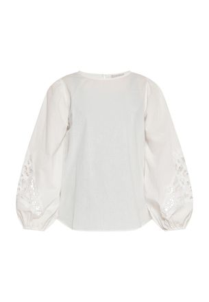 Usha Bluse Damen weiss