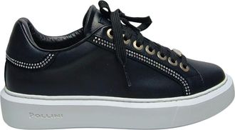 Pollini Femme, Chaussures, Noir, Taille: 38 EU Baskets Nappa