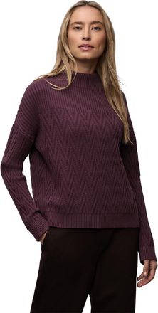 Street One Pullover mit Strukturmix Jazz Berry 44