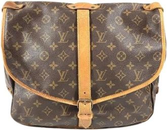 Louis Vuitton unisex, Pre-owned, Brun, Taille: ONE Size Sac bandouli&egrave;re en toile Monogram Pre-owned