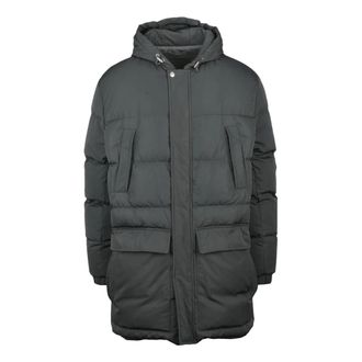 Eleventy Homme, Manteaux, Gris, Taille: 4XL Piumino Lungo