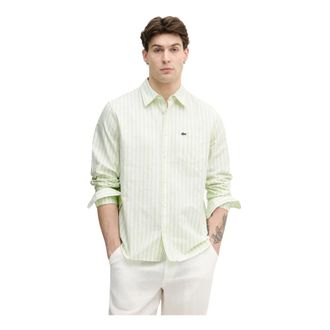 Lacoste Homme, Chemises, Vert, Taille: XL Chemise Oxford Coupe R&eacute;guli&egrave;re &agrave; Rayures