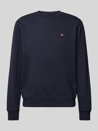 Napapijri Sweatshirt mit Label-Stitching Modell balis