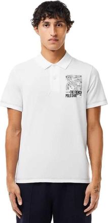 Lacoste The French Poloshirt f&uuml;r Herren, Regul&auml;r (Wei&szlig;)