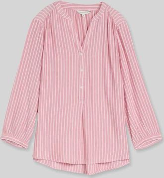 Tom Tailor Regular Fit Langarmbluse aus Viskose