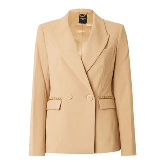 Marciano Femme, Vestes, Brun, Taille: 42 FR Maye Blazer Double-Poitrine &agrave; Cha&icirc;ne