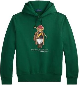 Polo Ralph Lauren Sweat &agrave; capuche imprim&eacute; en coton m&eacute;lang&eacute;