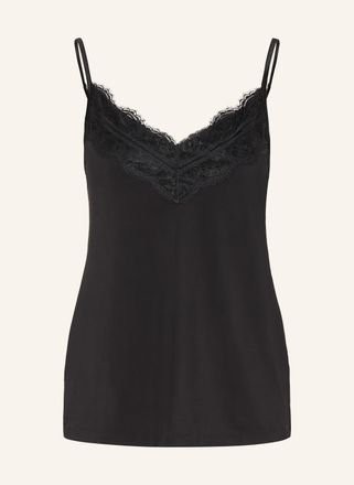 Mey Mey Top Serie Grace Aus Satin schwarz