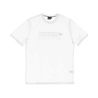 Dolly Noire Treno TEE X Loop White - Streetwear Kollektion - - Tops - Herren - Wei&szlig; - XL