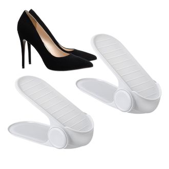 Generico Schuhregal, verstellbar, rutschfest, faltbar, Organizer, f&uuml;r Stiefel, Fersen, Schuhe im Schrank, Ankleidezimmer, Schlafzimmer