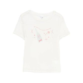 Re/Done Femme, Tops, Beige, Taille: 40 FR T-shirt imprim&eacute;