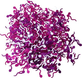 DOITOOL 3 St&uuml;ck Konfetti Kaulquappenform Bunt Party Dekoration Hochzeit Tischdeko Jubil&auml;um