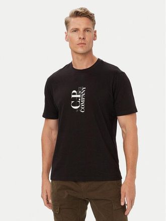 C.P. Company T-Shirt 21CMTS134A005100W Schwarz Regular Fit