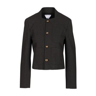 Bottega Veneta Damen, Jacken, Grau, XSGr&ouml;&szlig;e