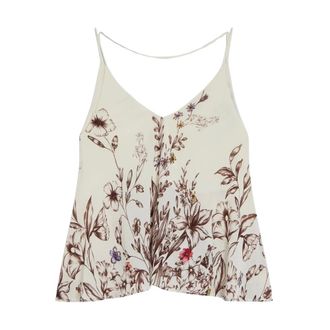 Semicouture Femme, Tops, Multicolore, Taille: 34 FR Haut en viscose &agrave; fines bretelles