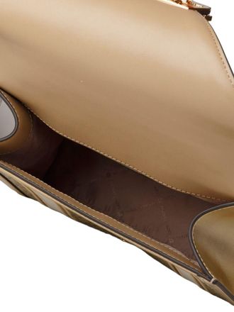Michael Kors Womens Crossbody Bag Pale Gold Coated Canvas With Crossbody-bags