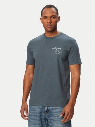 Calvin Klein Jeans T-Shirt LV04RG837G Dunkelblau Regular Fit