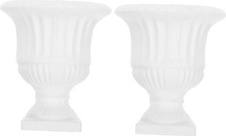 Cabilock 2stücke Wandblumenvase Aus Vintage-halbvase Zum Aufhängen Wand Rustikale Wandvasen Für Blumen Heimdekoration Platzsparende Wandvase Für Blumenarrangem