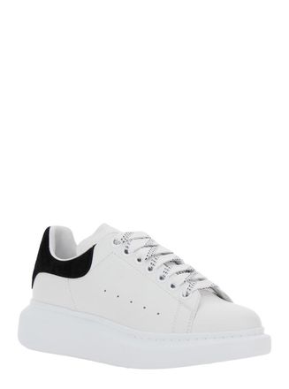 Alexander McQueen Womens Sneakers Low Top White Leather Calf Trainers
