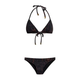 Tom Ford Zweiteiliger Badeanzug mit Tierdruck - - Swimwear - Damen - Braun - S