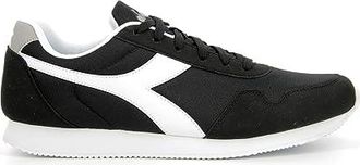 Diadora Simple Run, Sneakers Hautes Mixte, Noir, 44