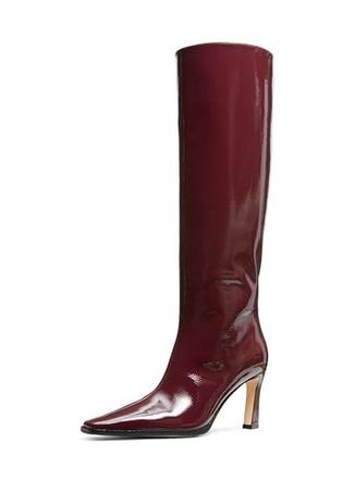 Michael Kors DARRAH HEELED BOOT OXBLOOD Femme, EU 36.5