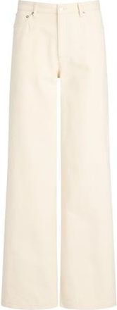 A.P.C. Jean Elisabeth taille haute en coton m&eacute;lang&eacute;