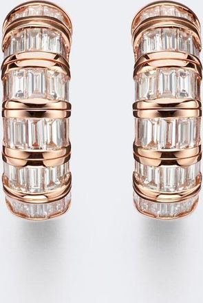 Shay Jewelry Ohrringe aus 18kt Ros&eacute;gold mit Diamanten
