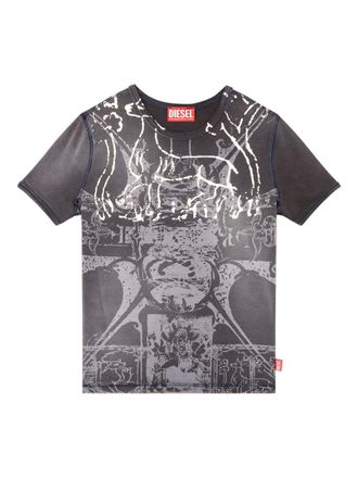 Diesel t-shirt T-Uncuties R6 - Noir