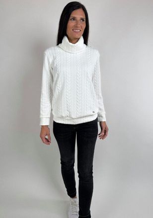 Seidel Moden Rollkragenpullover mit Logo Patch, MADE IN GERMANY