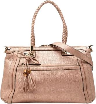 Gucci Pre-owned Bella Satchel - Femme - Pre-owned - Rose - Taille: ONE Size