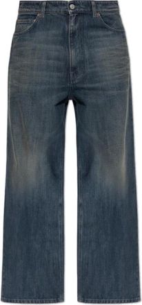 Maison Margiela Homme, Jeans, Bleu, Taille: W29 Pantalon en denim &agrave; jambes larges