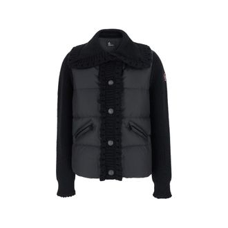 Moncler Quilted Knit-panel Jacket