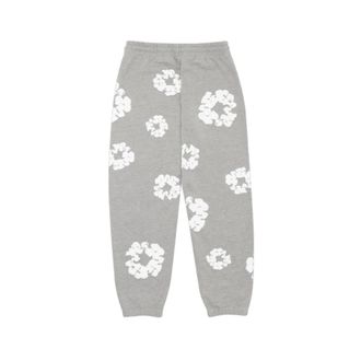 Denim Tears Graue Baumwolljogger mit Kranz - - Trousers - Herren - Grau - XL