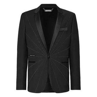 Philipp Plein Homme, Vestes, Noir, Taille: 2XL Blazer