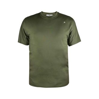 Stone Island Homme, Tops, Vert, Taille: S Cotton T-shirt