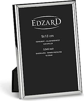 Edzard Cadre photo Gênes, classieux argenté, résistant au ternissement, pour photo 9 x 13 cm