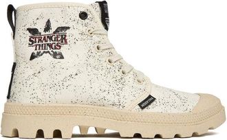 Palladium Schnürstiefeletten Pampa Demodog 74497-180-M Weiß