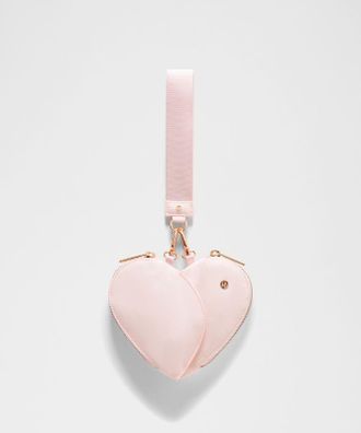 lululemon Doppelbeutel Herz in Pink Pearl/Candy Cloud/Rose Gold