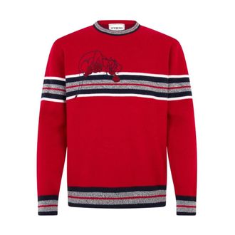 Iceberg Rundhals-Pullover - - Knitwear - Herren - Rot - XL
