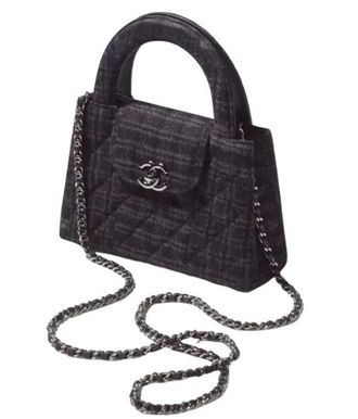 Chanel Nano Denim Shopping Bag